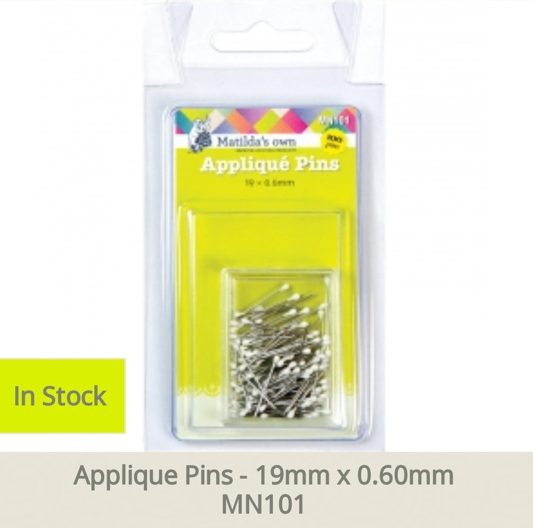 Applique Pins – Everything Country - Patchwork, Embroidery & Country Crafts